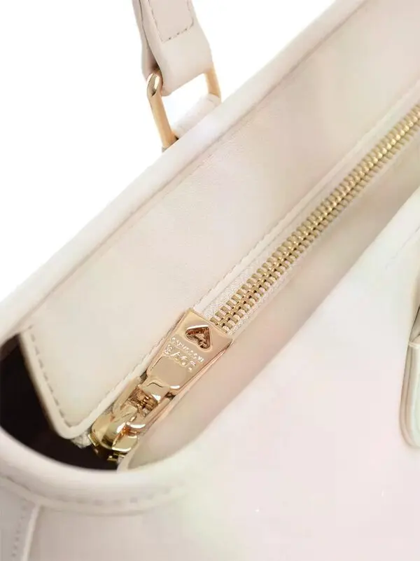Moschino Embossed Logo Tote Bag - Neutrals