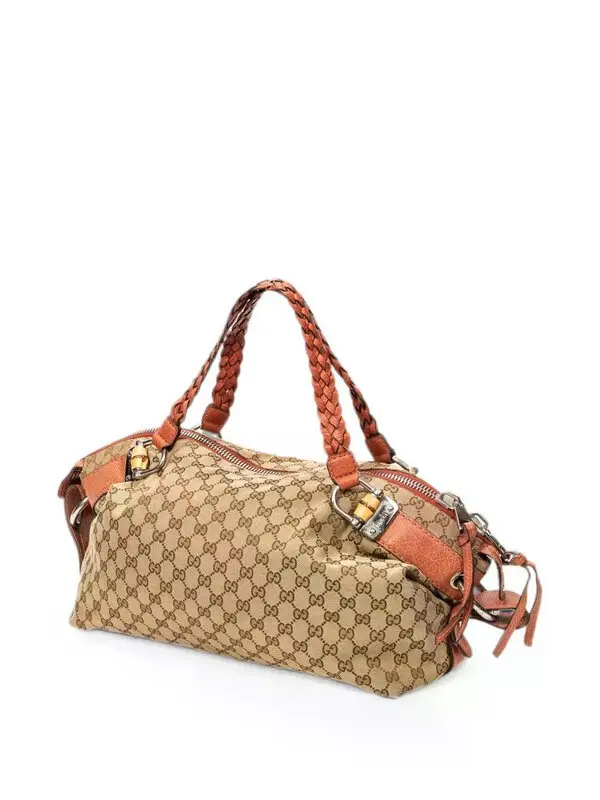 Gucci Bamboo Bar Boston Tote Bag