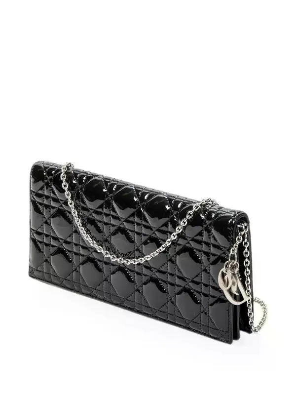 Dior Lady Cannage Clutch Bag - Black