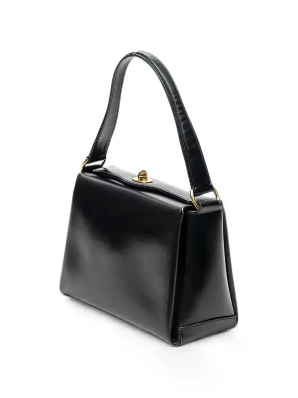 Gucci Fold-over Top-handle Tote Bag - Black