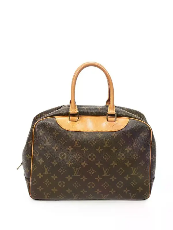LOUIS VUITTON Monogram Deauville Tote Bag - Brown
