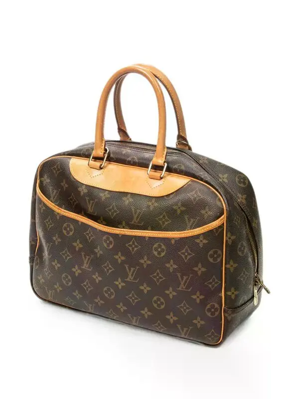 LOUIS VUITTON Monogram Deauville Tote Bag - Brown