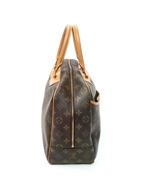 LOUIS VUITTON Monogram Deauville Tote Bag - Brown