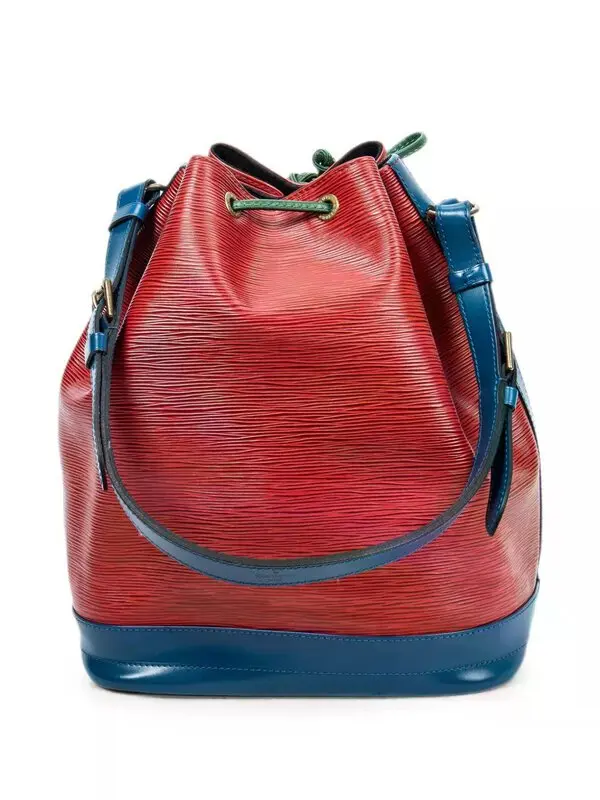LOUIS VUITTON Gm Noe Leather Shoulder Bag - Red