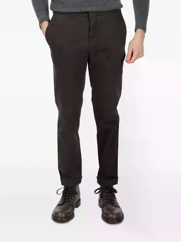 Corneliani Trousers With Turn-up Hem