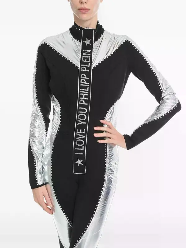 Philipp Plein Embellished Ski Jumpsuit