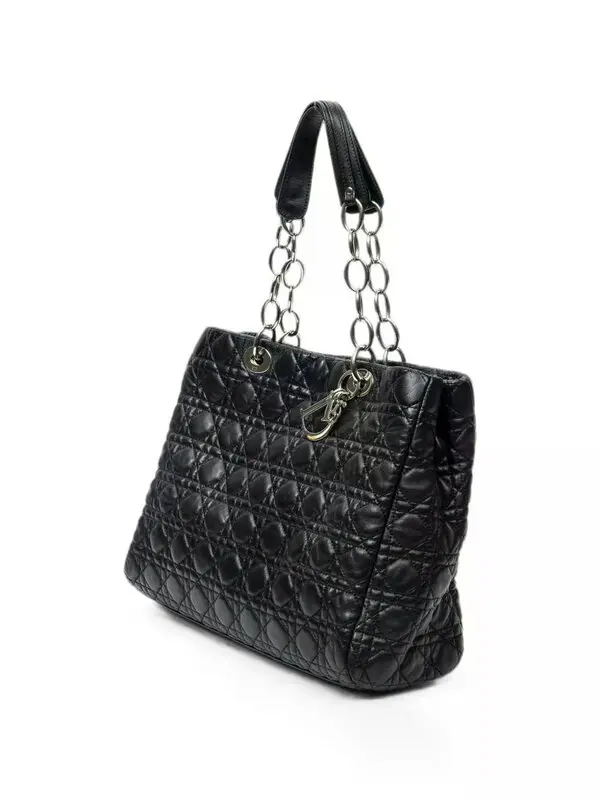 Dior Leather Tote Bag - Black