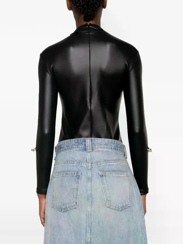 MELITTA BAUMEISTER Long Sleeve Bodysuit With Piercing Detail