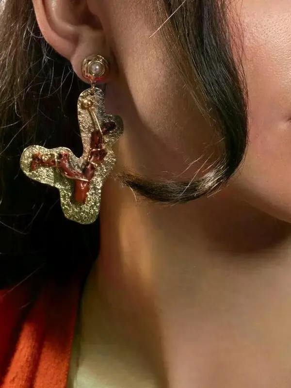 Gas Bijoux Formentera Coral Branch Earrings