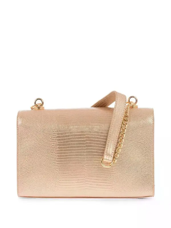 Moschino Lizard-effect Love Shoulder Bag
