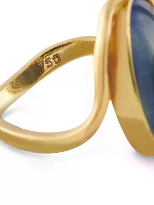 LALAOUNIS Sodalite And Diamond Ring In 18k Yellow