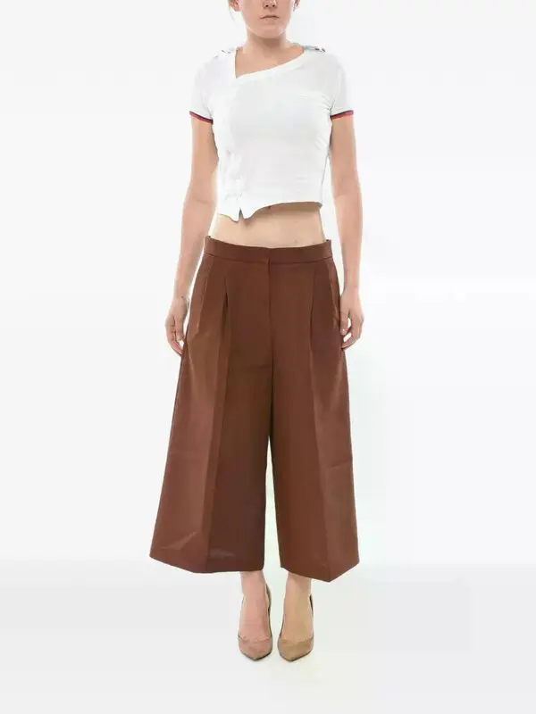 Marni Pleated Wide-leg Trousers