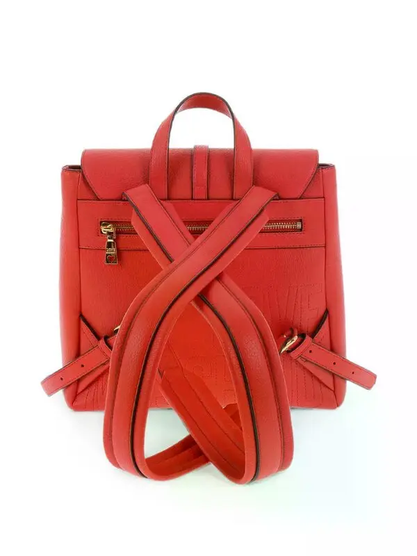Moschino Logo-plaque Foldover Backpack