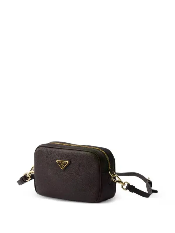 Prada Leather Mini Bag With Gold-tone Hardware