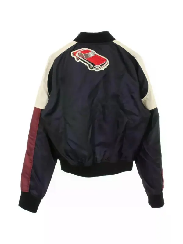 LOUIS VUITTON 2000s Patch Detail Bomber Jacket