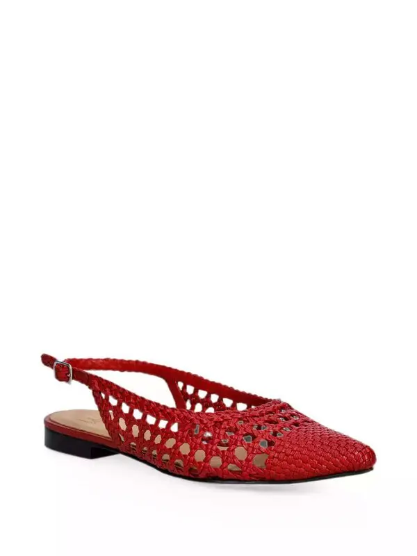 BILLI BI Woven Slingback Pumps