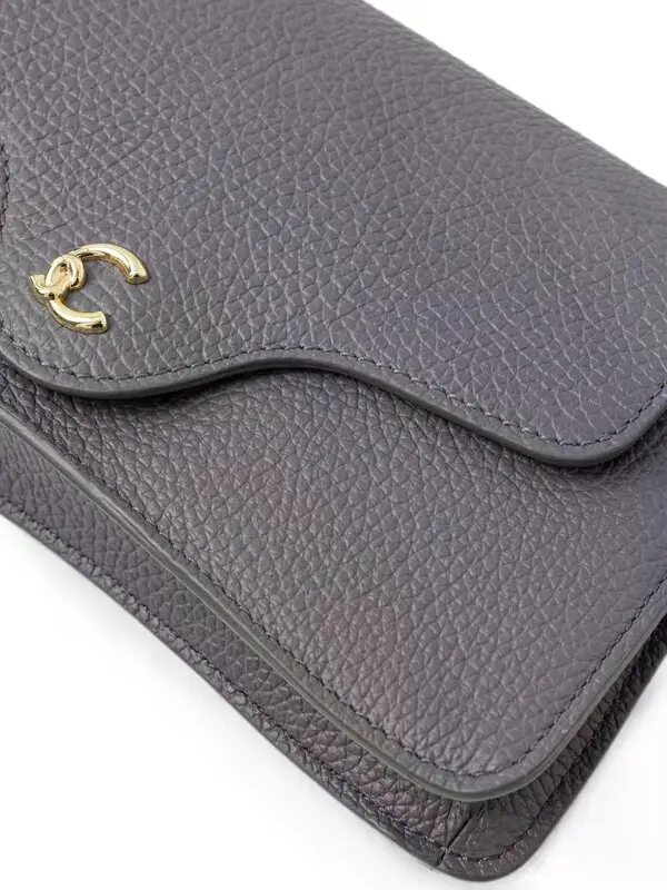 COCCINELLE Mini C-me Grained Leather Shoulder Bag