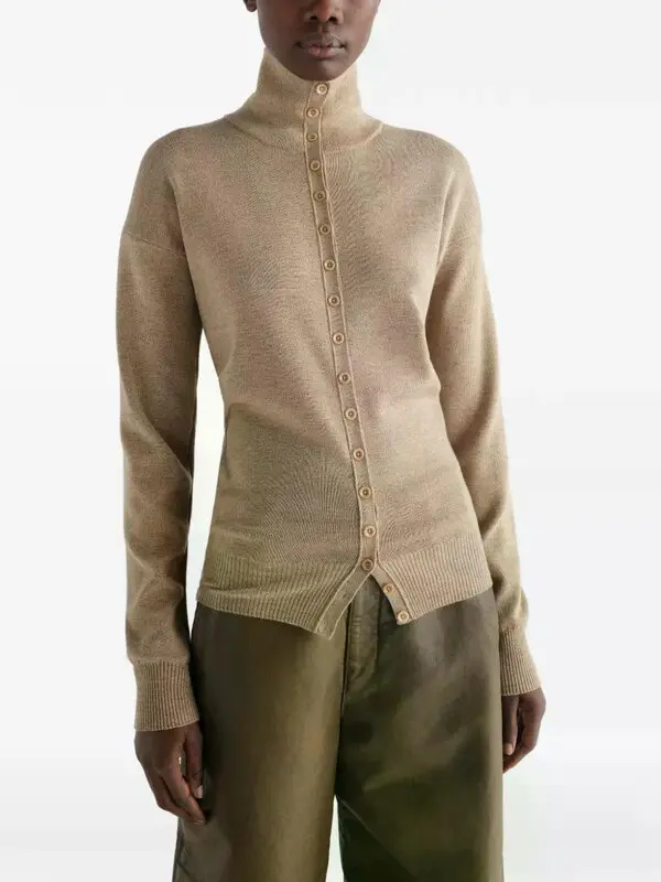 LEMAIRE Buttoned Top In Fine Wool