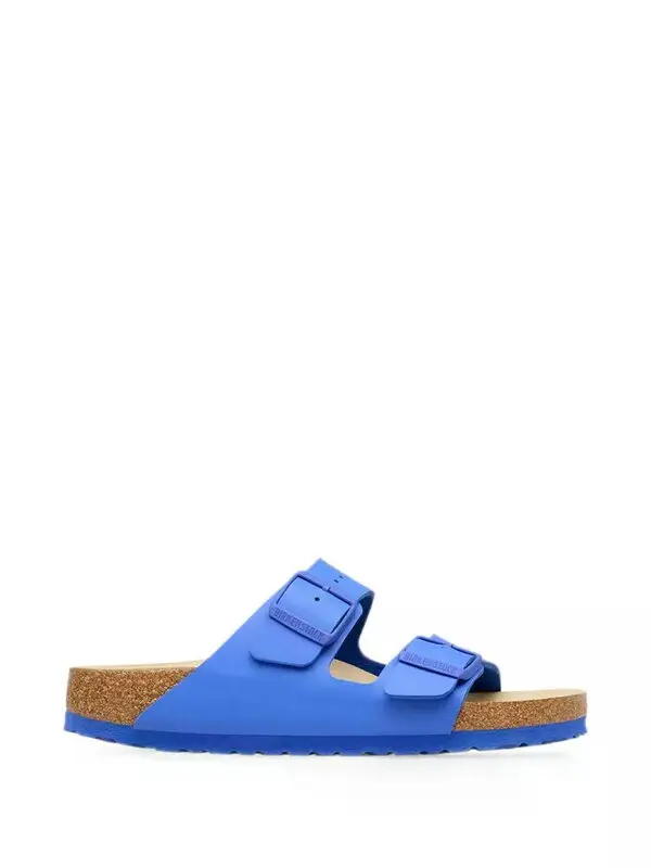 BIRKENSTOCK Arizona Buckle-fastening Slides - Blue