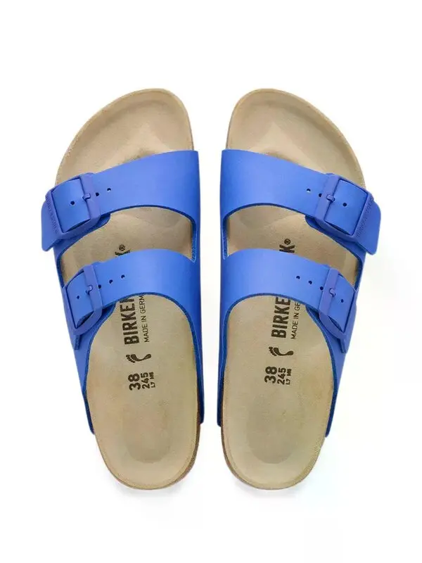 BIRKENSTOCK Arizona Double Strap Slides - Blue