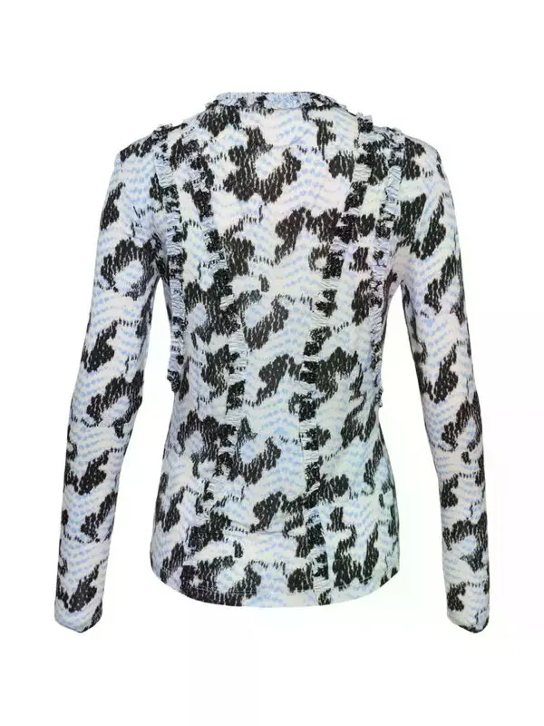 Ulla Johnson Clover Ruffled Long-sleeve Top