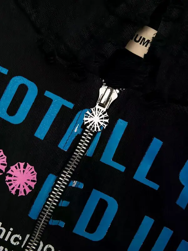Astrum Graphic-print Zip-up Hoodie