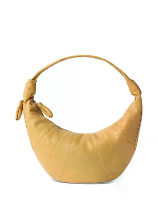 LEMAIRE Fortune Croissant Bag In Goat Leather - Neutrals