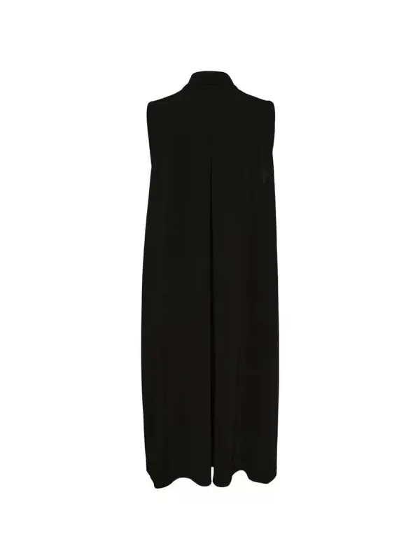 Y’s Sleeveless Stand-collar Maxi Dress