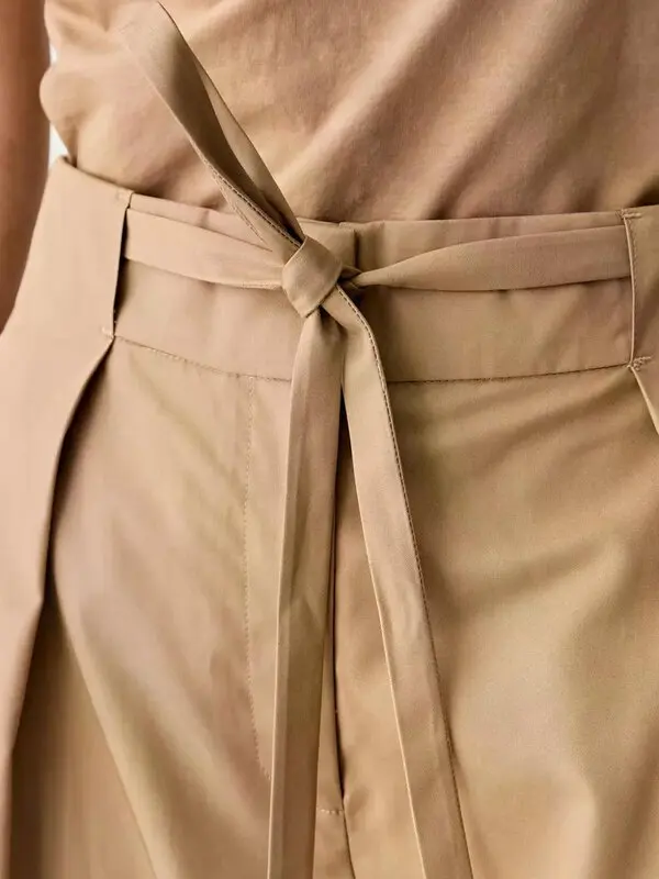 Karl Lagerfeld Tie-waist Pleated Trousers