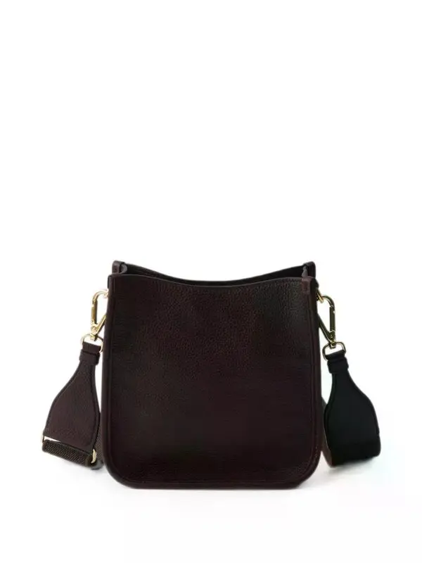 Prada Mini Leather Shoulder Bag - Brown