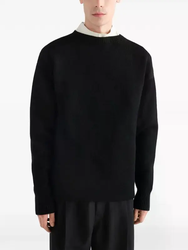 LEMAIRE Double-face Virgin Wool Boat Neck Sweater
