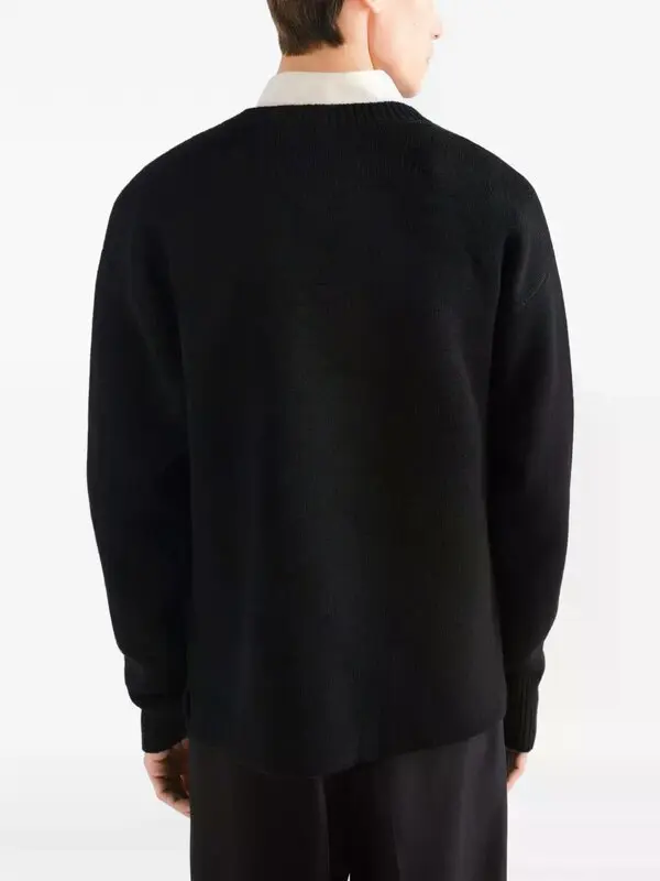 LEMAIRE Double-face Virgin Wool Boat Neck Sweater