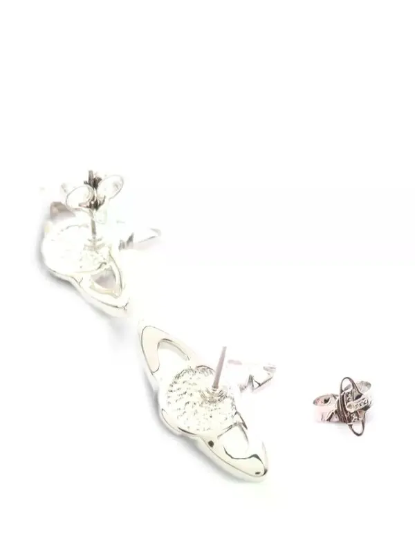 VIVIENNE WESTWOOD Bas Relief Rhinestone Earrings