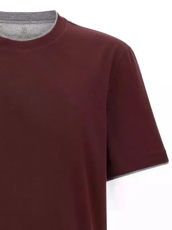 Brunello Cucinelli Double-layer T-shirt