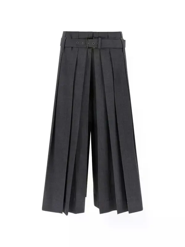 Brunello Cucinelli Pleated Belted Shorts - Grey
