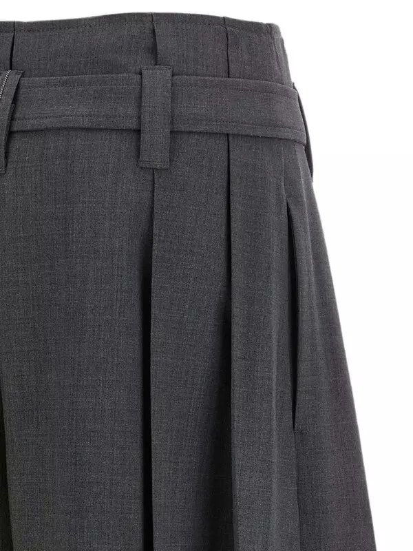 Brunello Cucinelli Pleated Belted Shorts