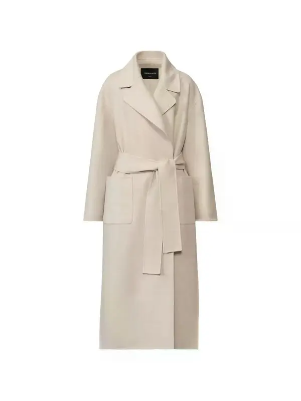 Fabiana Filippi Belted Notch-lapel Coat