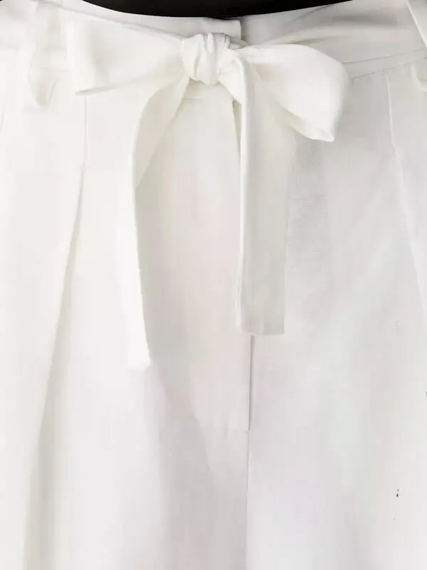 VICOLO Tie-waist Pleated Shorts
