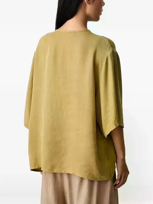 VICOLO V-neck Wide-sleeve Top