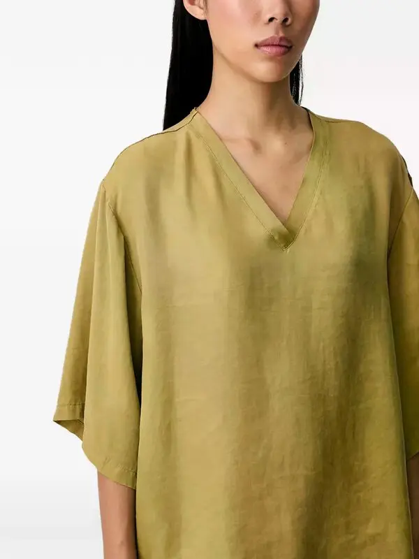 VICOLO V-neck Wide-sleeve Top
