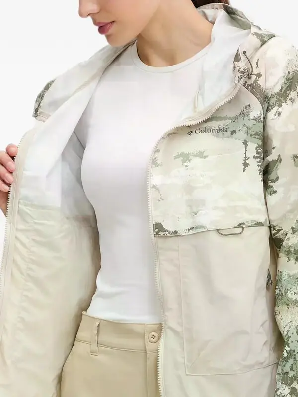 Columbia Spire Valley Abstract-print Hooded Jacket