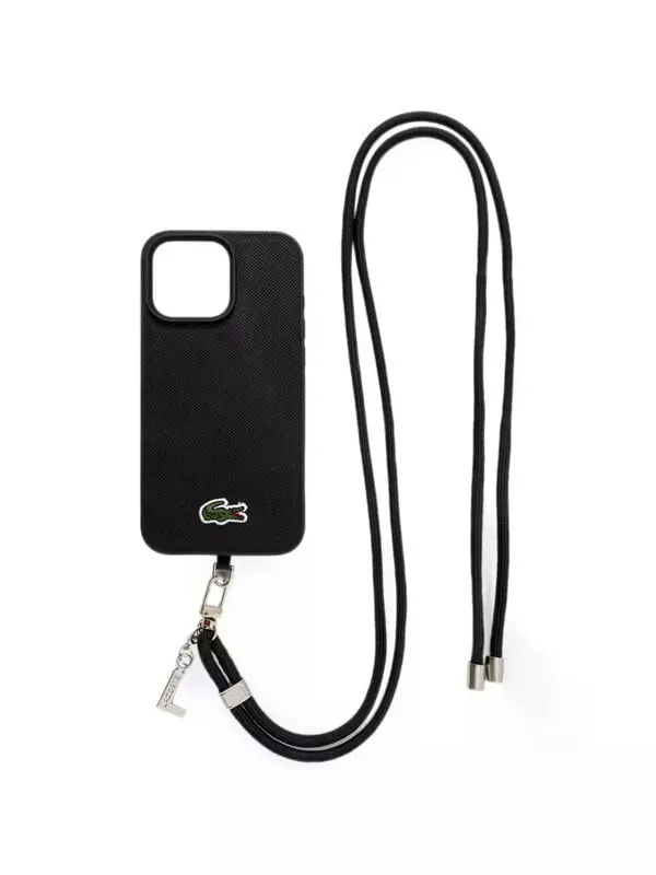 Lacoste Logo-patch Lanyard Iphone 16 Case