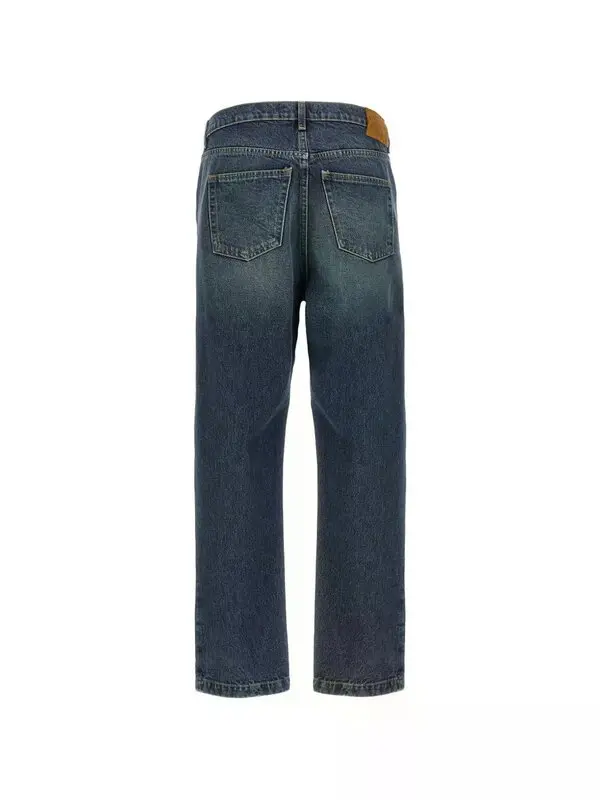 RIVIERA Stone-washed Tapered Jeans