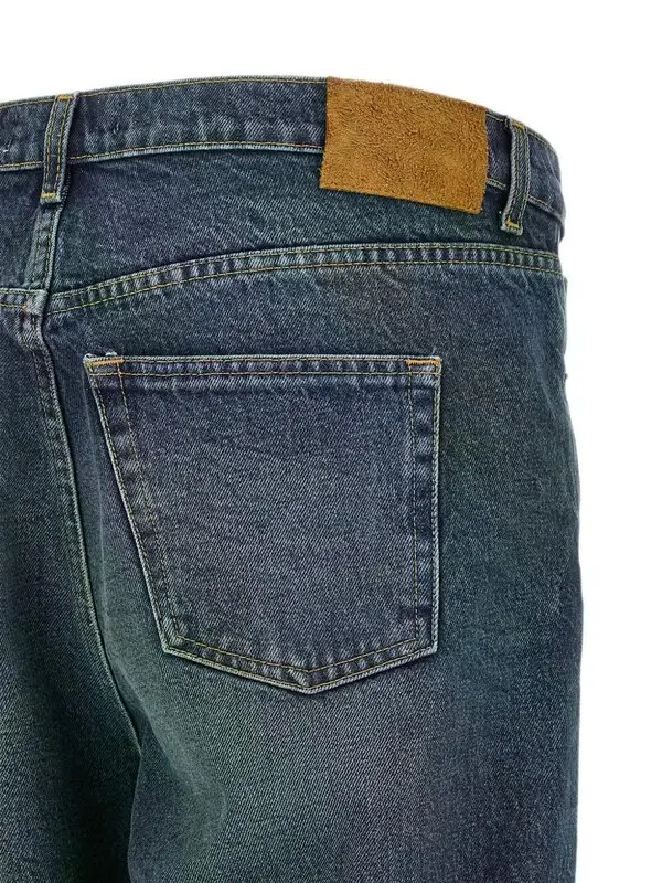 RIVIERA Stone-washed Tapered Jeans