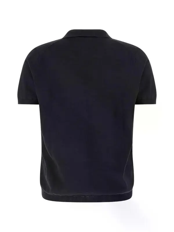 RIVIERA Open-collar Short-sleeve Polo Shirt