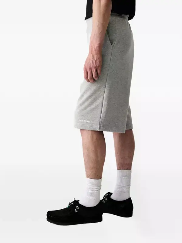 DAILY PAPER Logo Print Elasticated Shorts