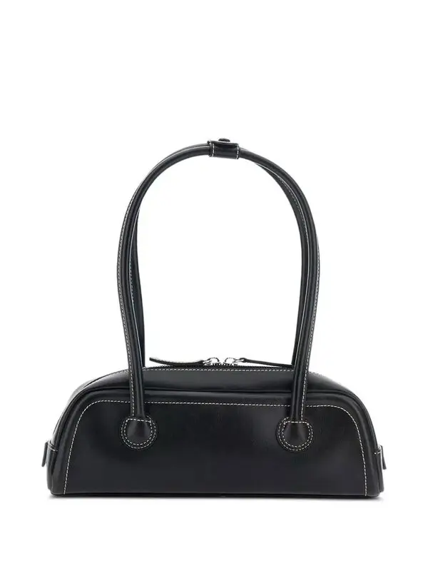 MARGESHERWOOD Contrast-stitch Leather Shoulder Bag