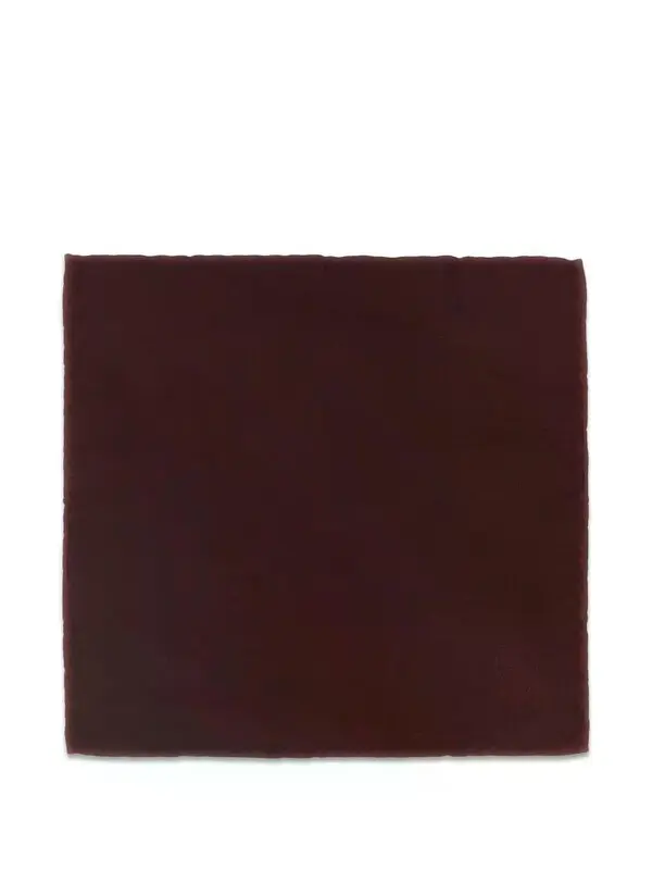 Brunello Cucinelli Solomeo Embroidered Silk Pocket Square