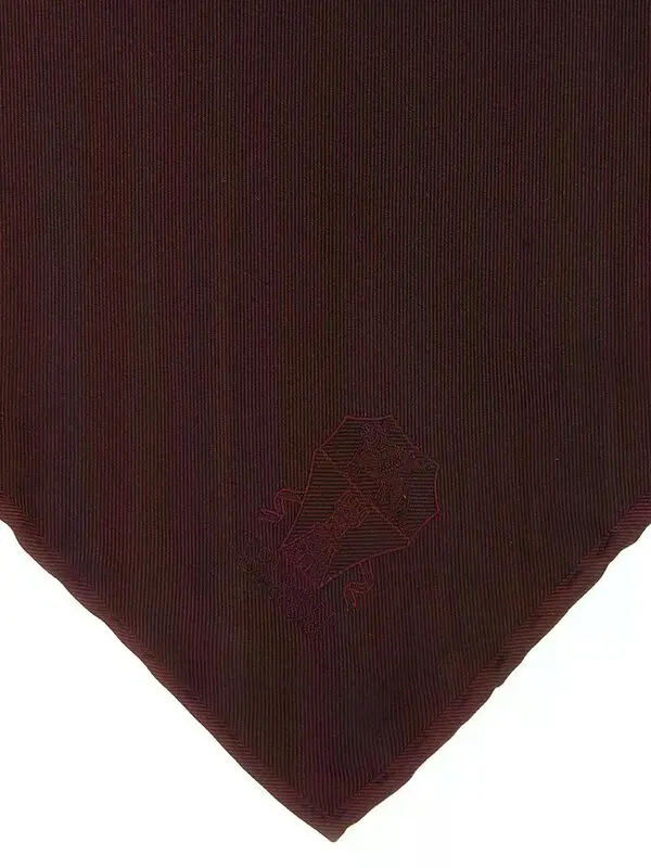 Brunello Cucinelli Solomeo Embroidered Silk Pocket Square