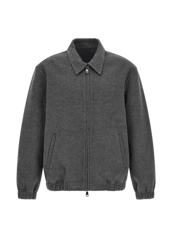 GIORGIO BRATO Zip-up Wool-blend Jacket